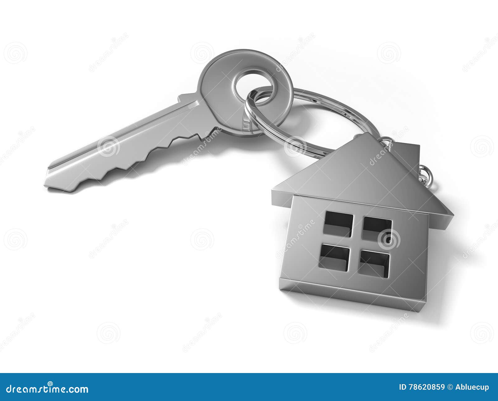Key with house stock illustration. Illustration of object - 78620859