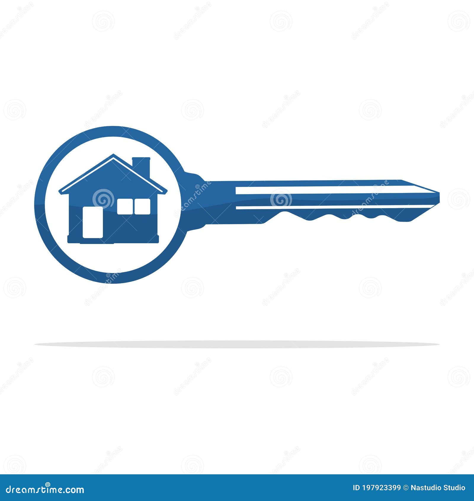 Key House Icon. House Key Icon. Vector Illustration. Estate Concept ...