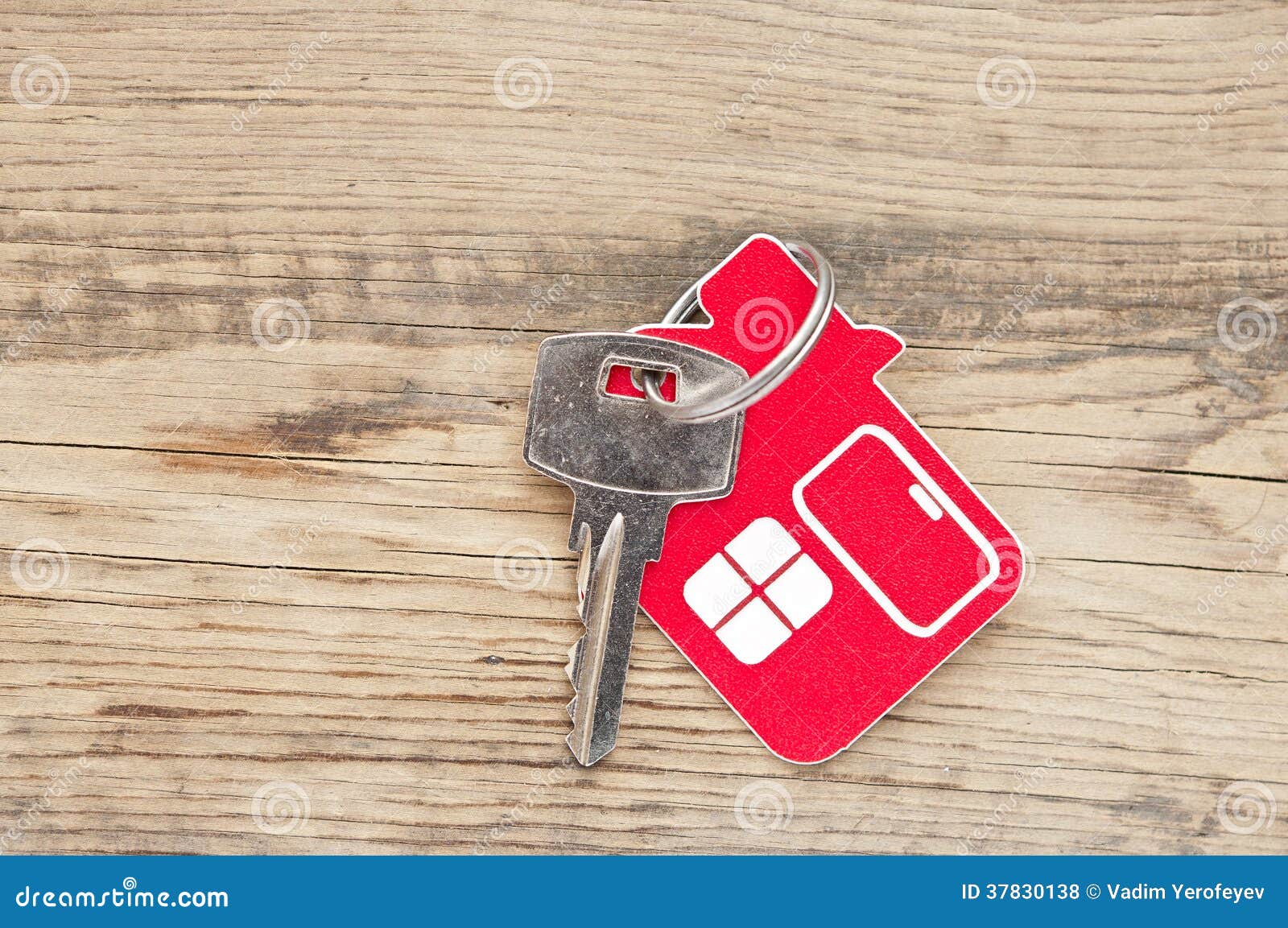 Key with house label stock photo. Image of construction - 37830138