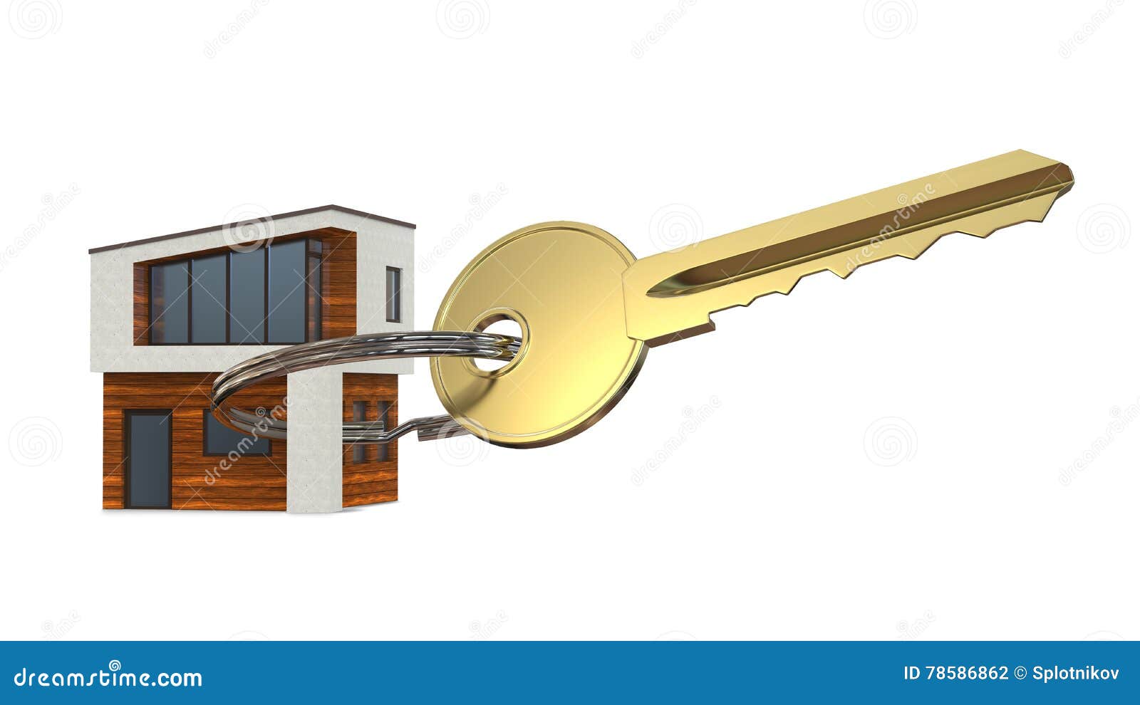 Key and house loft stock illustration. Illustration of design - 78586862