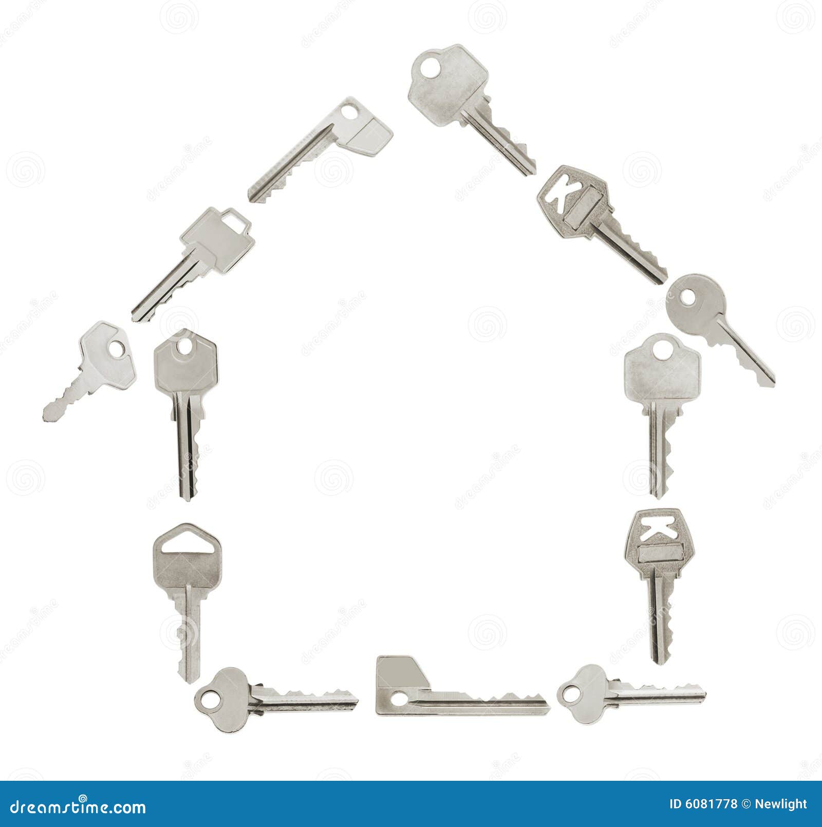 Key in House Shape stock photo. Image of ownership, freedom - 6081778