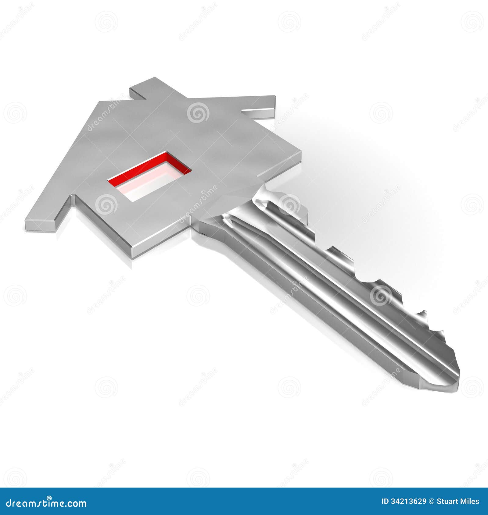 Key with House Showing Home Security Stock Illustration - Illustration ...
