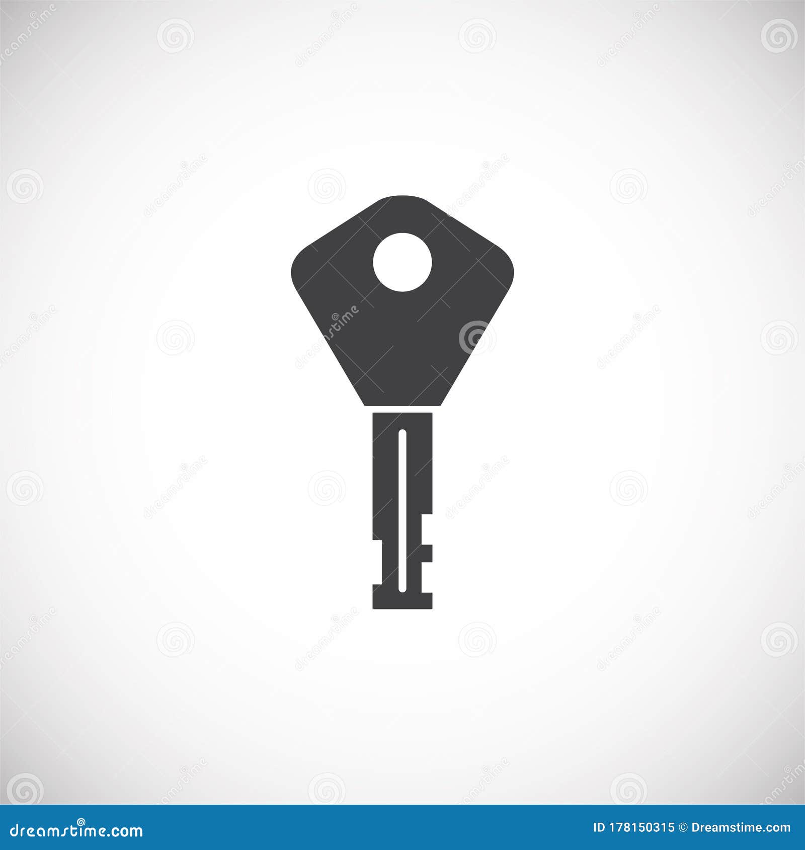 Key Icon on Background for Graphic and Web Design. Creative ...