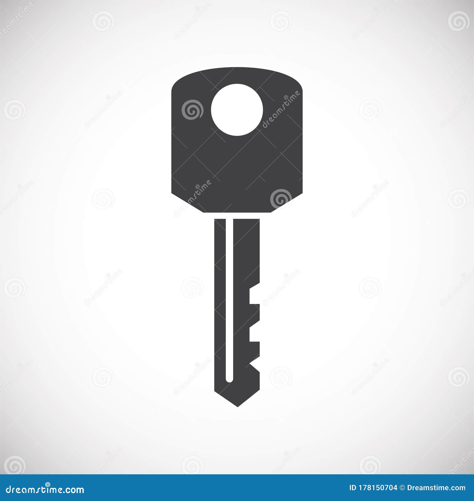 Key Icon on Background for Graphic and Web Design. Creative ...