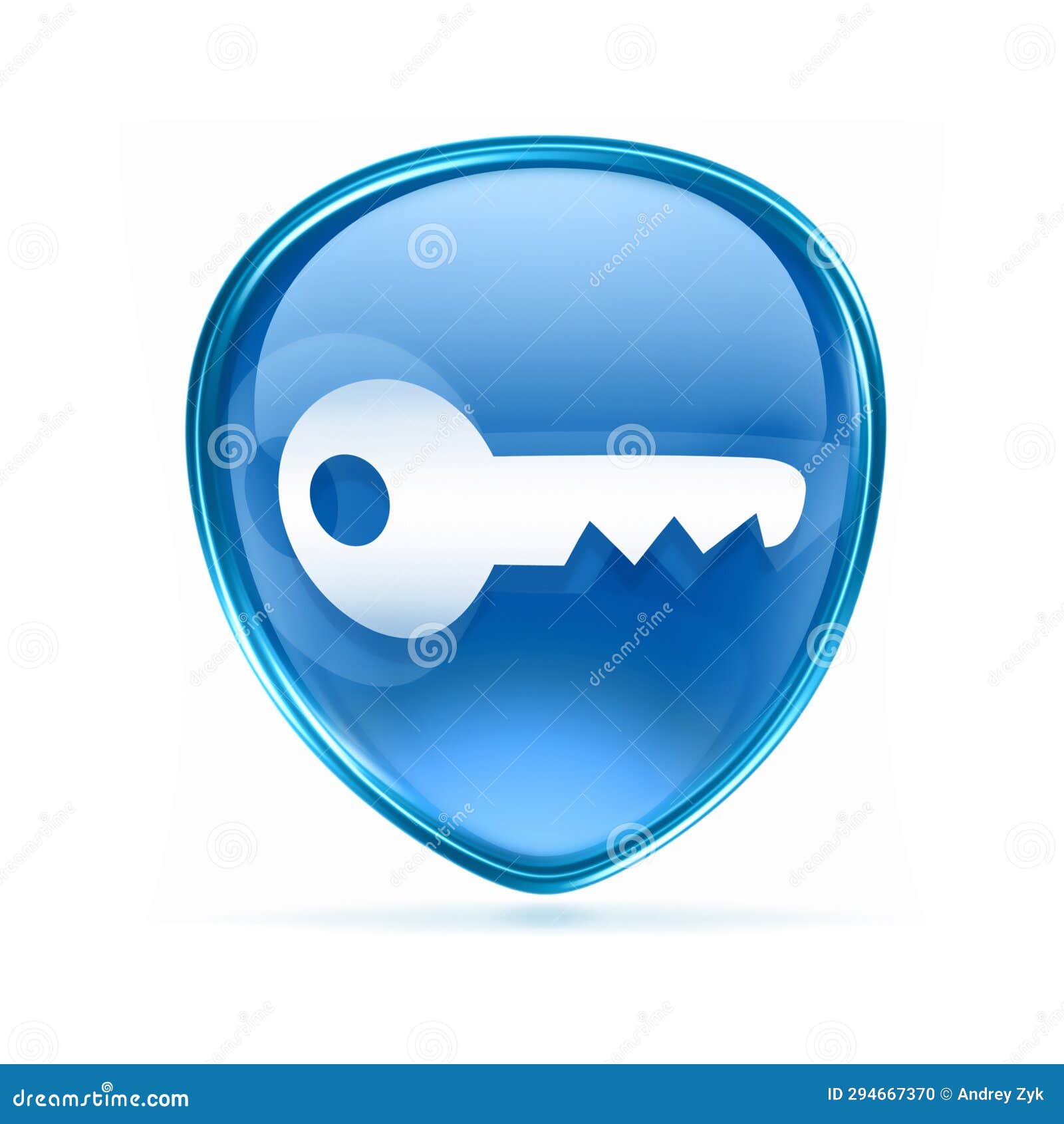 Key icon blue. stock illustration. Illustration of design - 294667370
