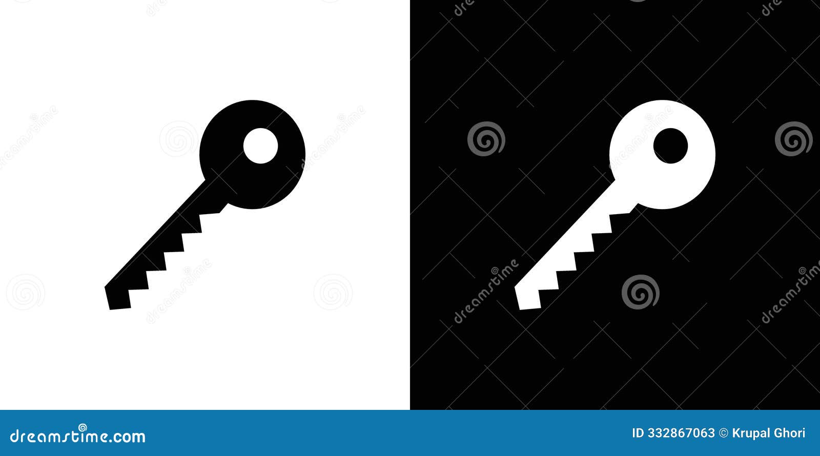 Key icon logo set vector stock vector. Illustration of black - 332867063