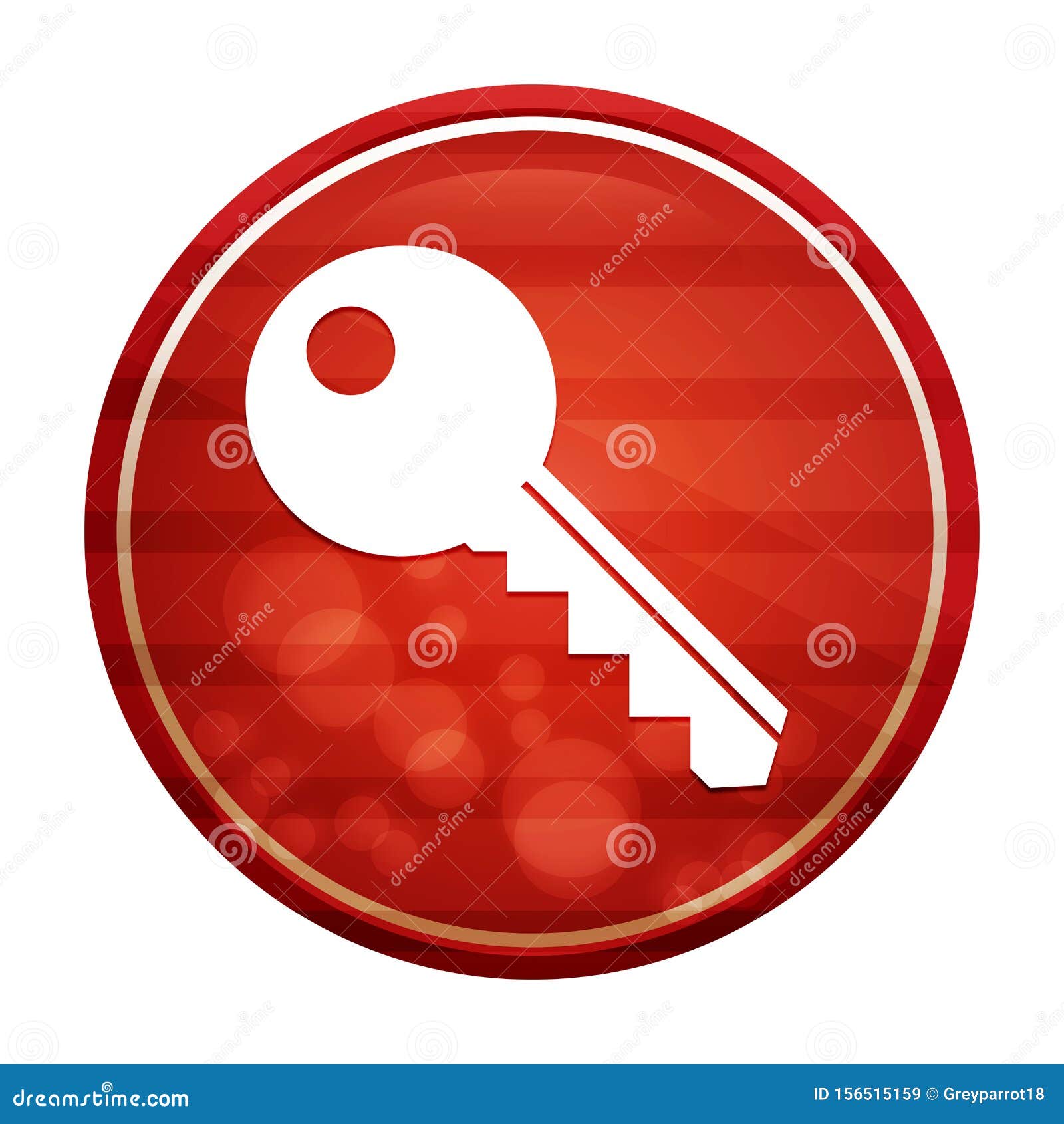 Key Icon Realistic Diagonal Motion Red Round Button Illustration Stock ...