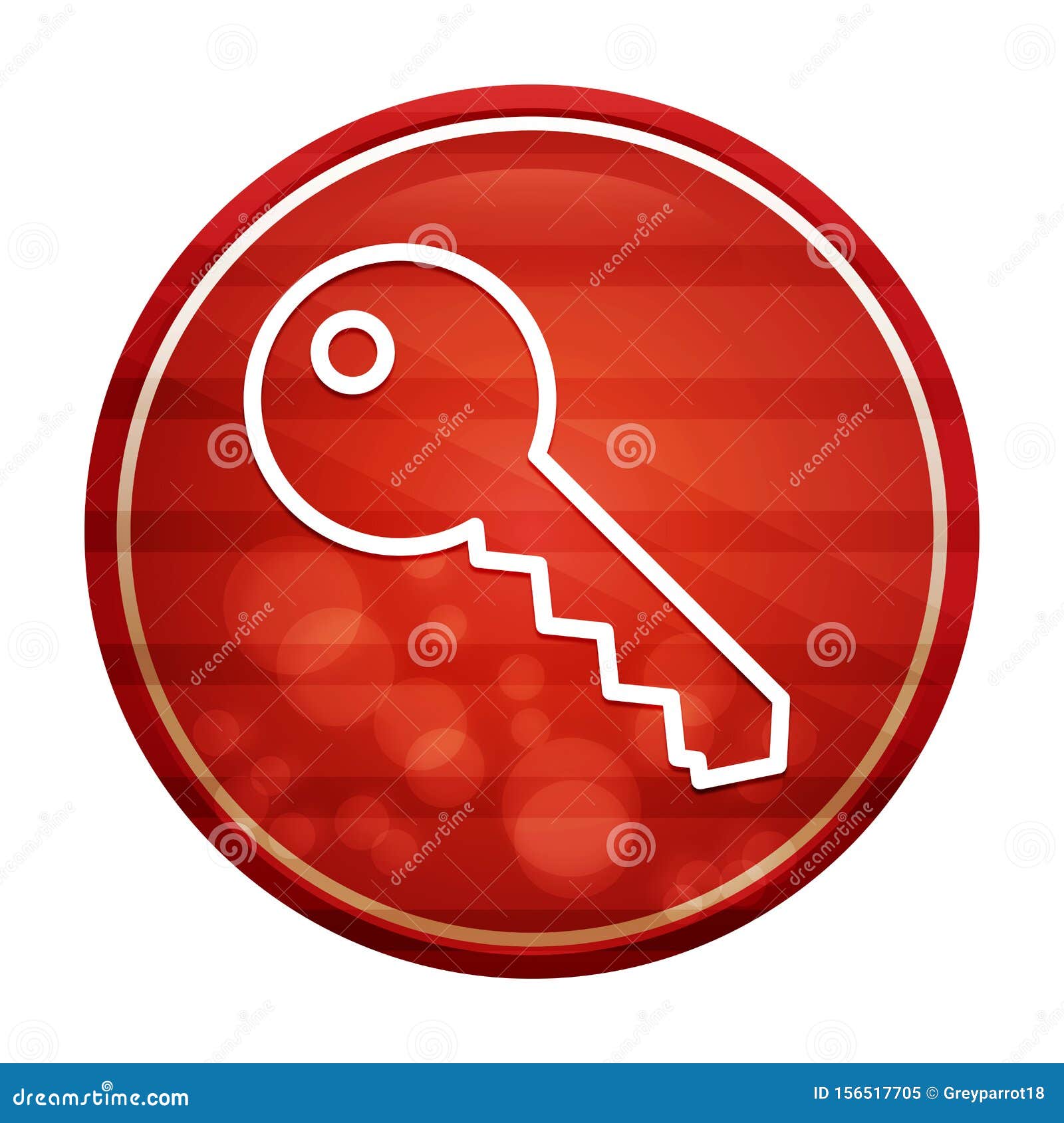 Key Icon Realistic Diagonal Motion Red Round Button Illustration Stock ...
