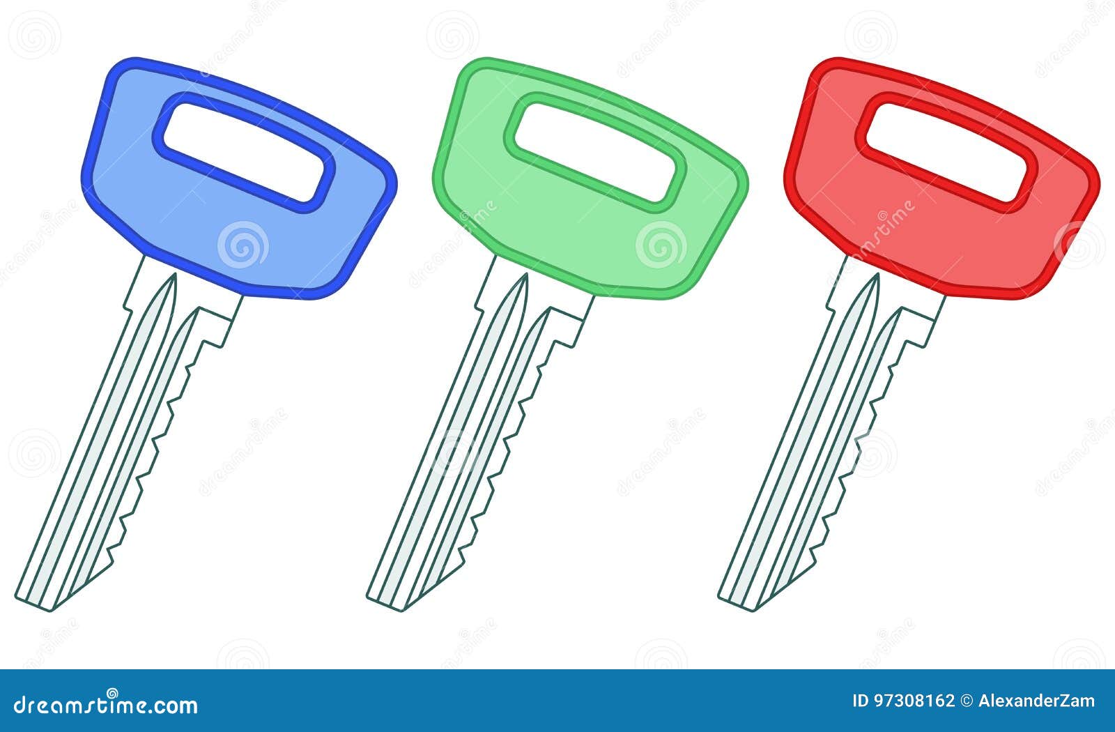 Key icon set stock vector. Illustration of login, password - 97308162
