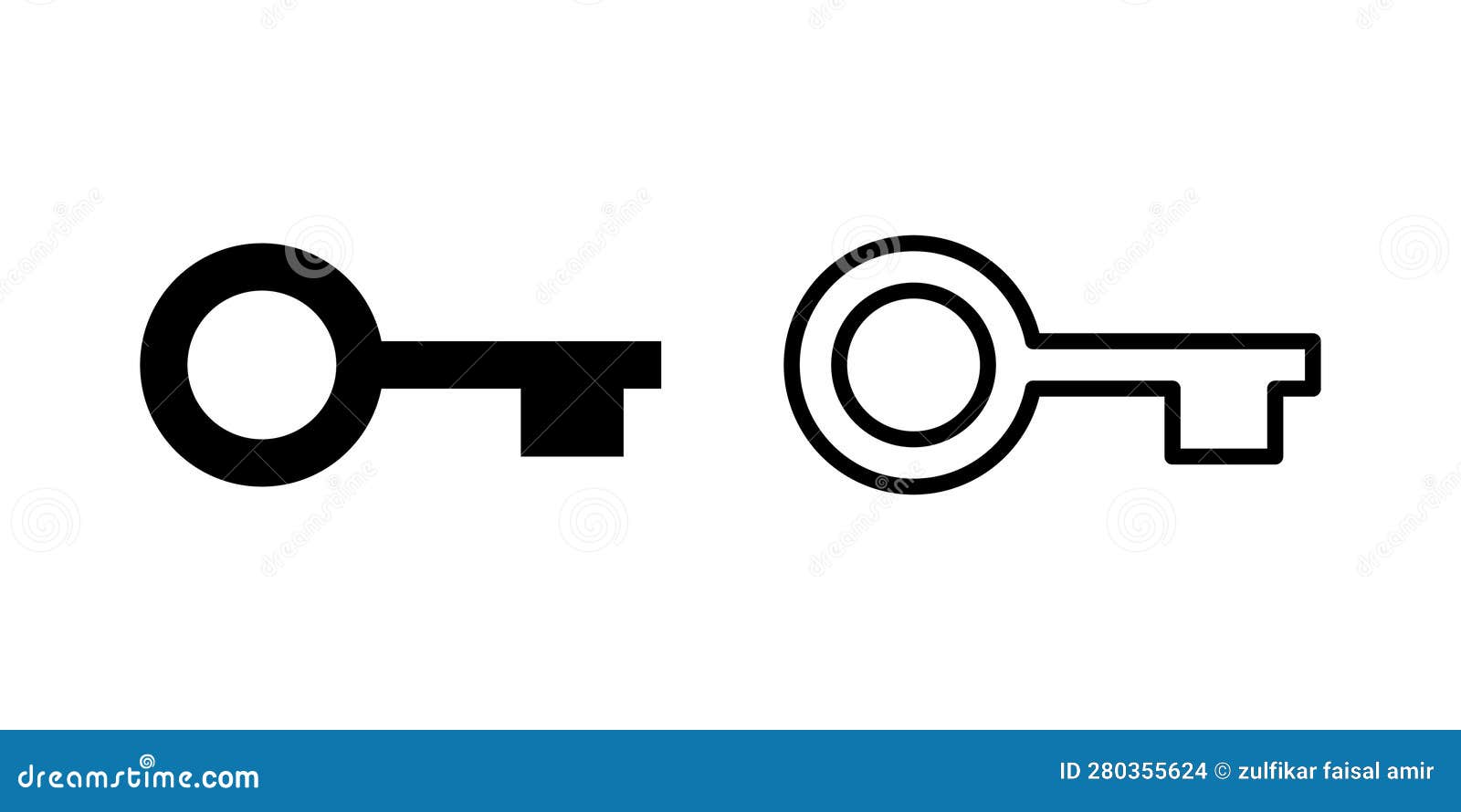 Key Icon . Key Vector Icon. Key Symbol Stock Vector - Illustration of ...
