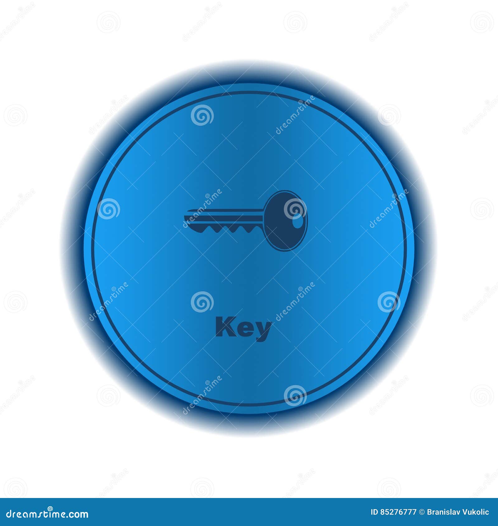 Key Icon, Sign, Illustration Stock Illustration - Illustration of style ...