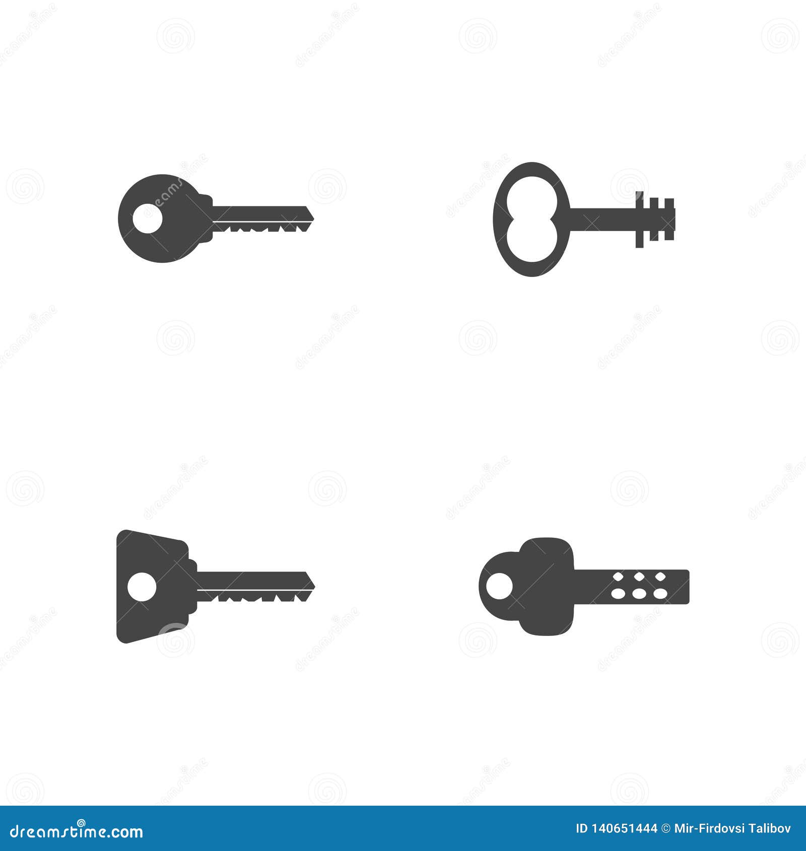 Vector Password Management Icons, Weak And Strong Passwords, Green And ...