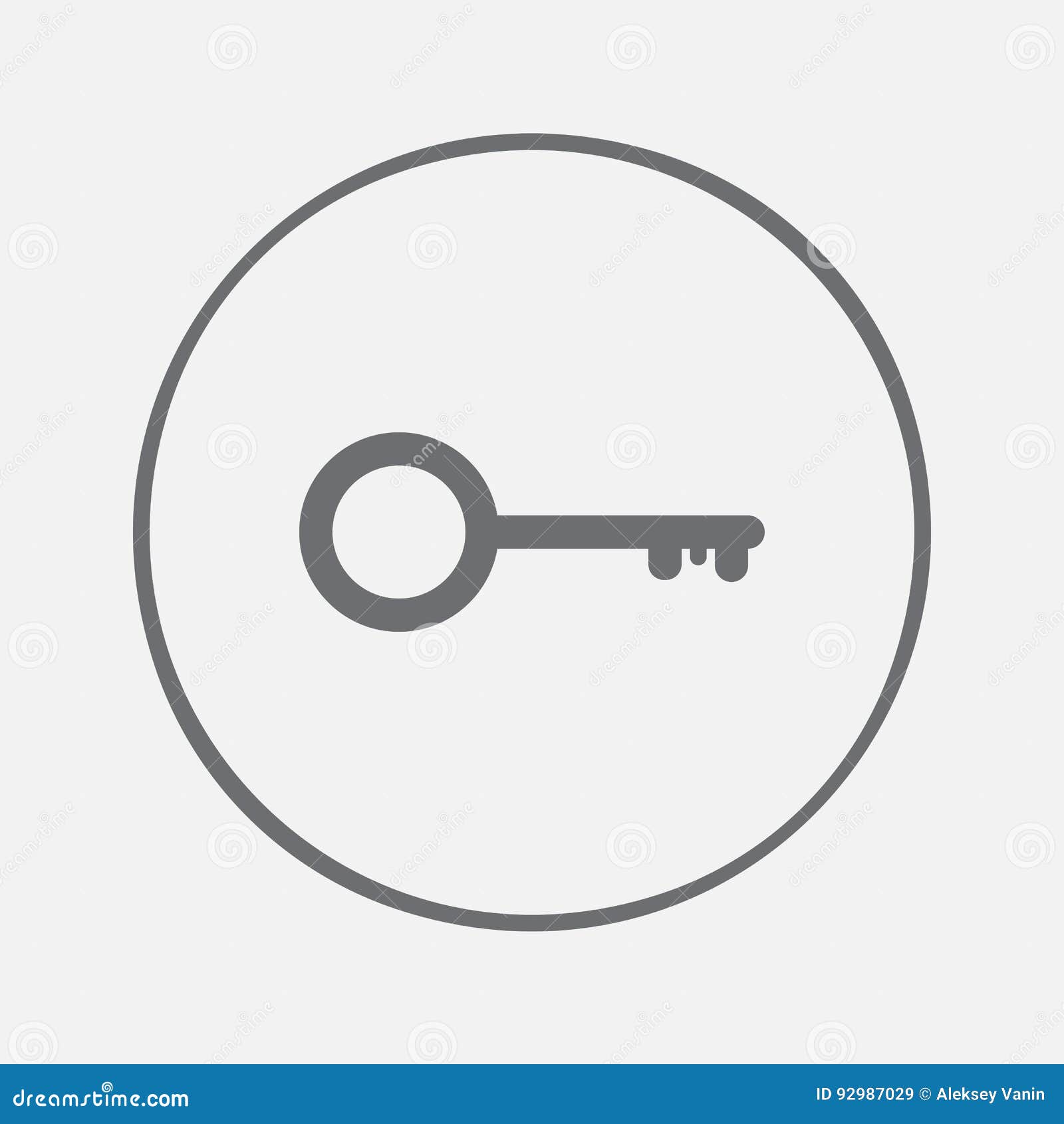 Key Icon Vector, Solid Illustration, Pictogram Isolated on Gray. Stock ...