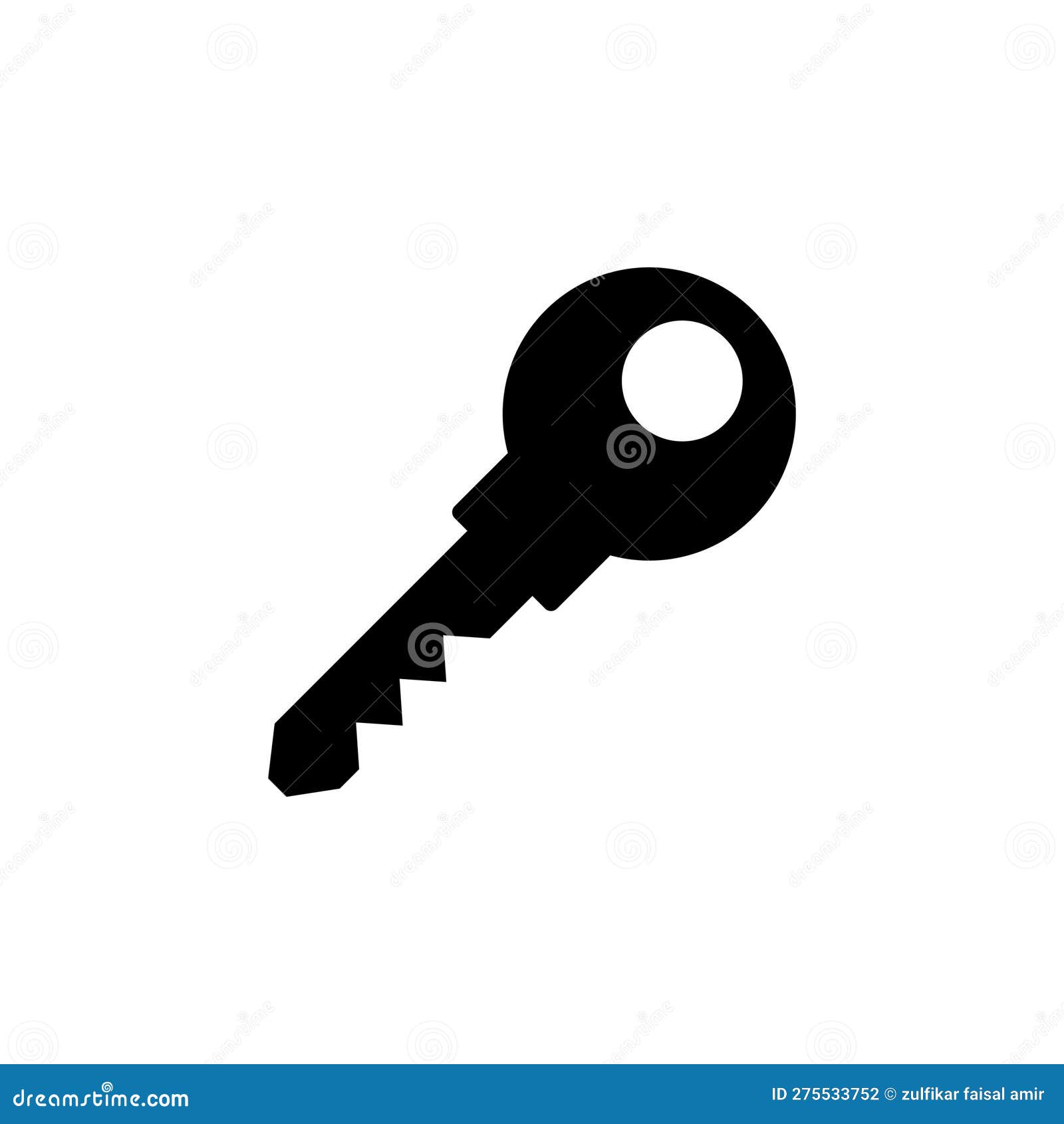 Key Icon. Key Vector Icon. Key Symbol Stock Vector - Illustration of ...