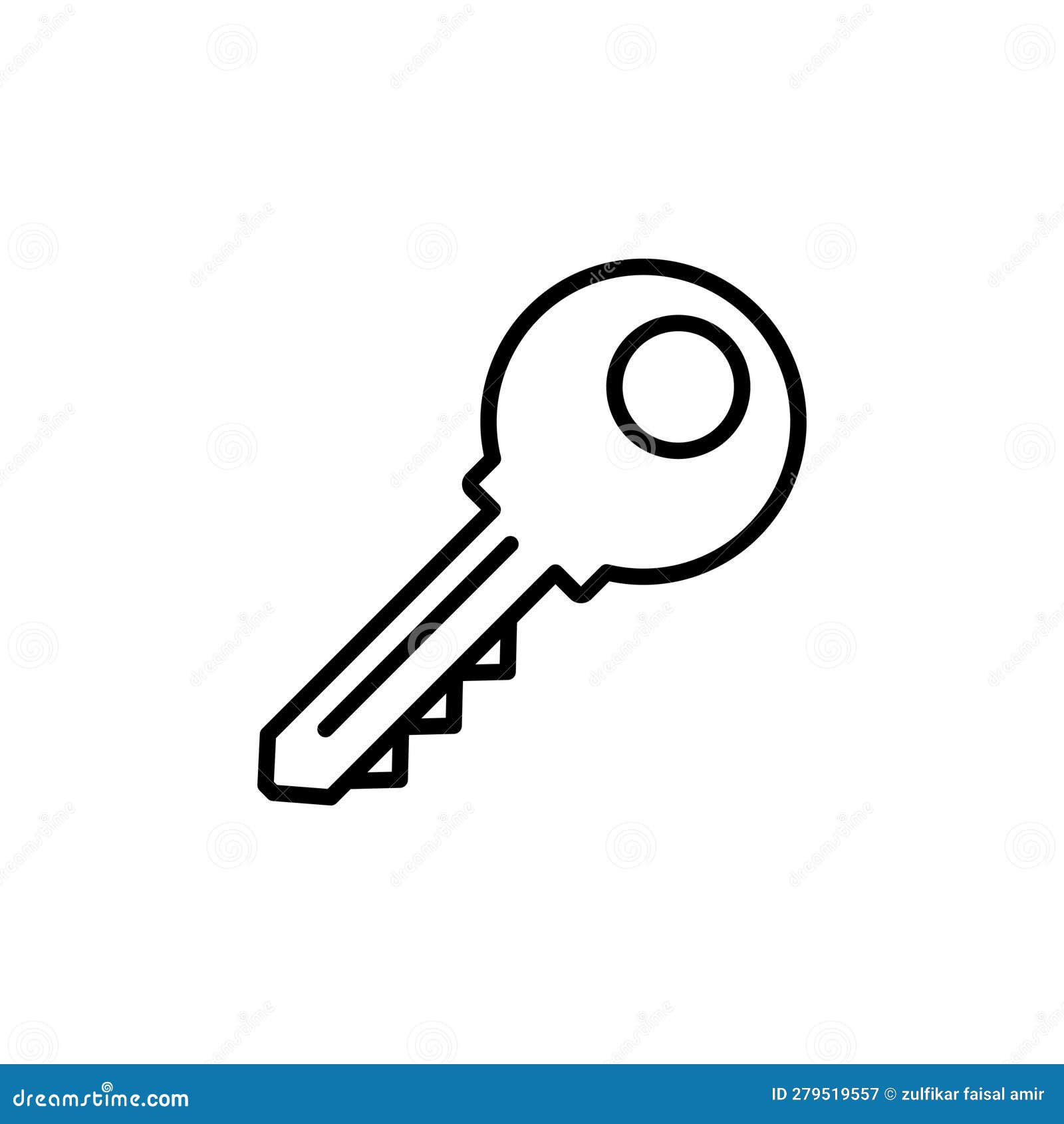 Key Icon . Key Vector Icon. Key Symbol Stock Vector - Illustration of ...