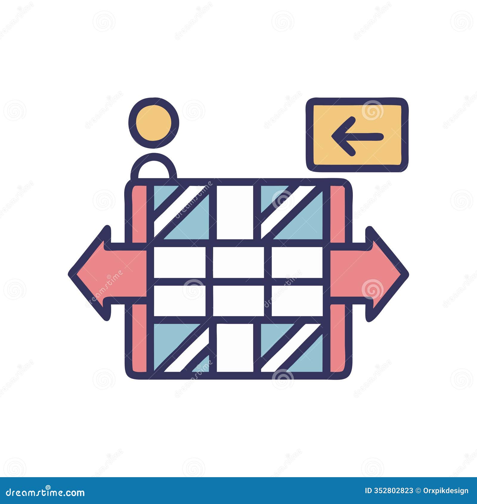 Key Icons for Trade Barrier Identification Stock Vector - Illustration ...