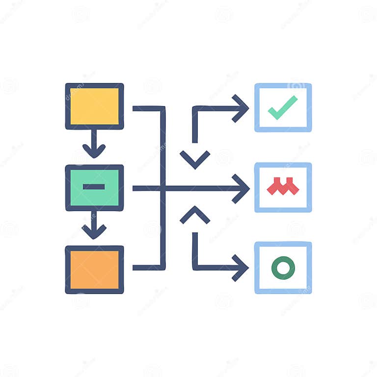 Key Icons for Value Stream Mapping Techniques Stock Vector ...