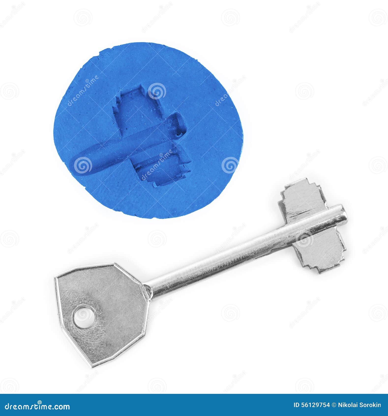 Key Impression - Security Concept Stock Photo - Image of password ...