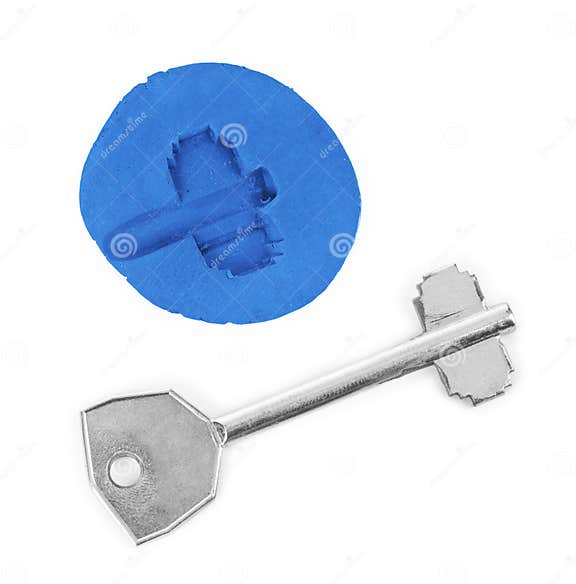 Key Impression - Security Concept Stock Photo - Image of password ...