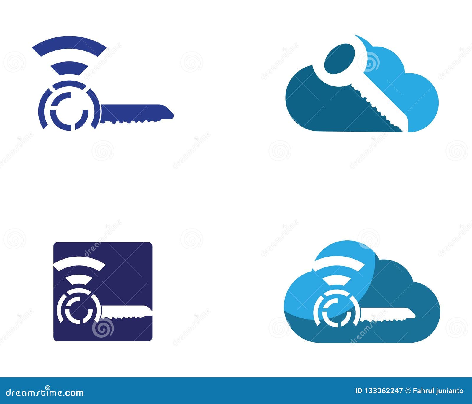 Key Internet Conection Logo Template Stock Vector - Illustration of ...