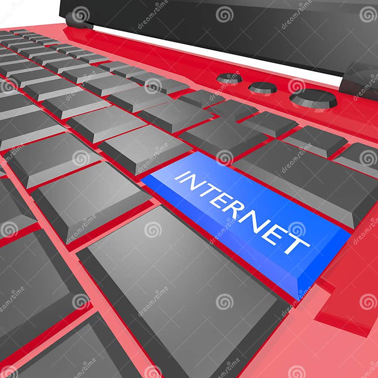 Key internet stock illustration. Illustration of technology - 50400050