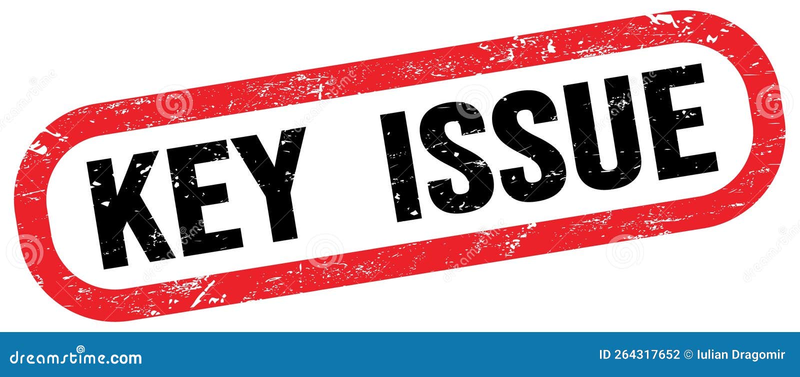 KEY ISSUE, Text Written on Red-black Stamp Sign Stock Illustration ...