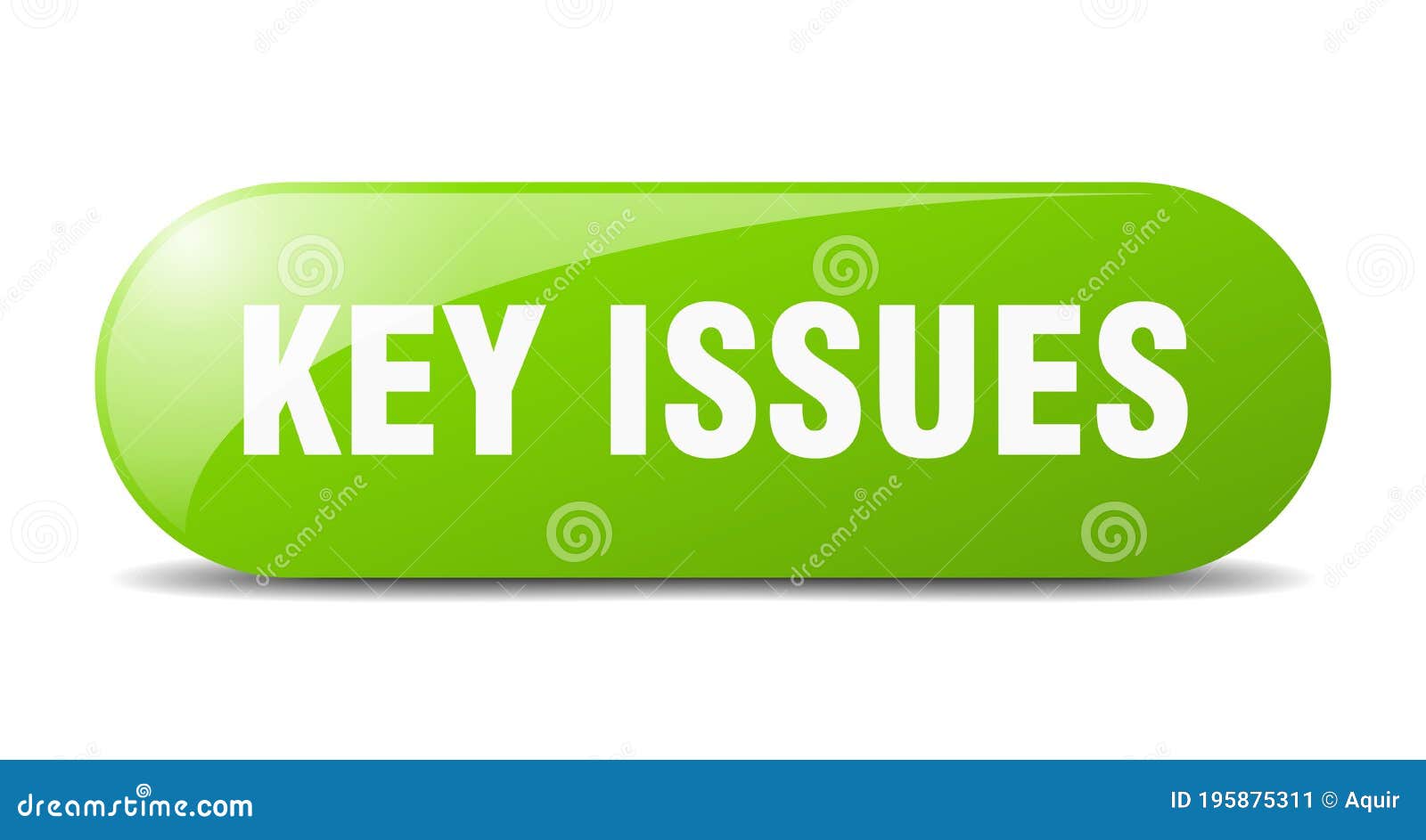 Key Issues Button. Key Issues Sign. Key. Push Button Stock Vector ...