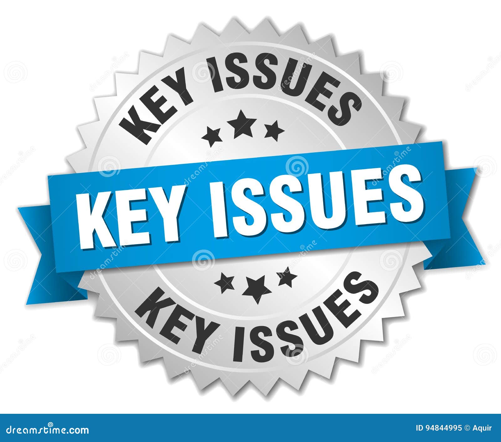 Key Issues Round Isolated Badge Stock Vector - Illustration of seal ...