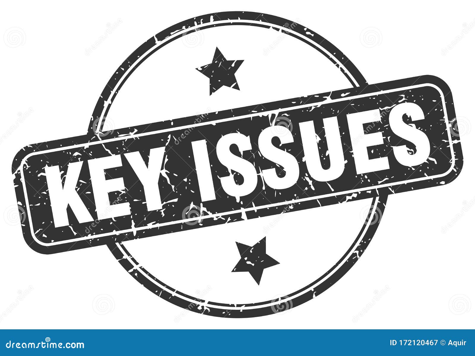 Key Issues Stamp. Key Issues Round Grunge Sign Stock Vector ...