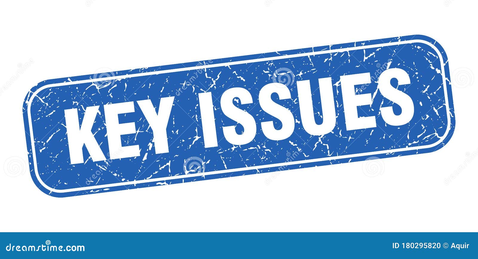 Key Issues Stamp. Key Issues Square Grungy Isolated Sign Stock Vector ...
