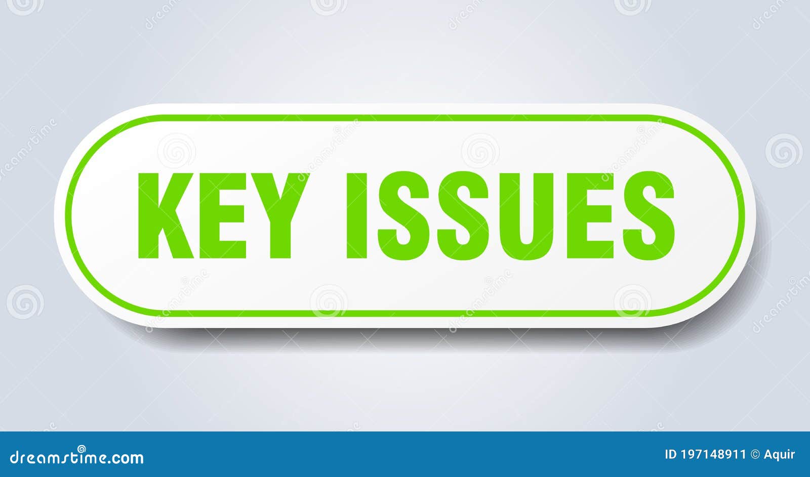 Key issues sticker. stock vector. Illustration of peeler - 197148911