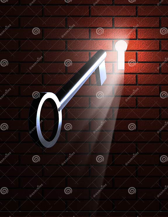 Key and Keyhole stock illustration. Illustration of hope - 13674281