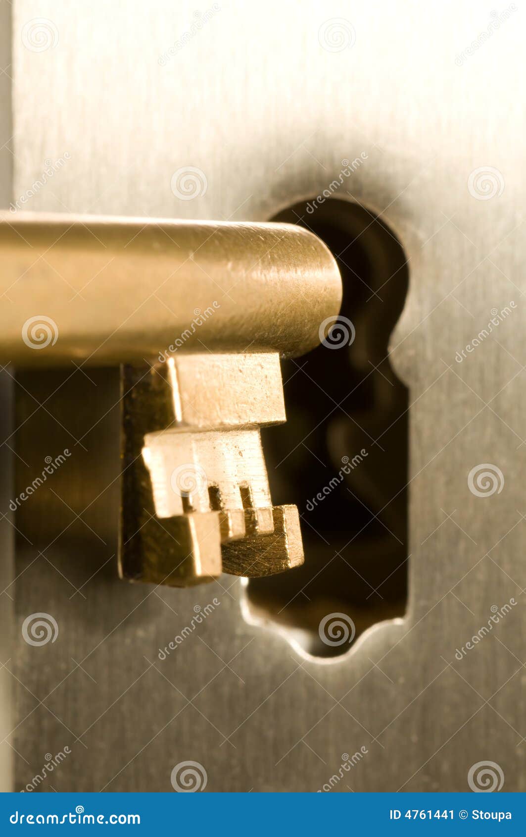 Key in the keyhole stock image. Image of lock, macro, hole - 4761441