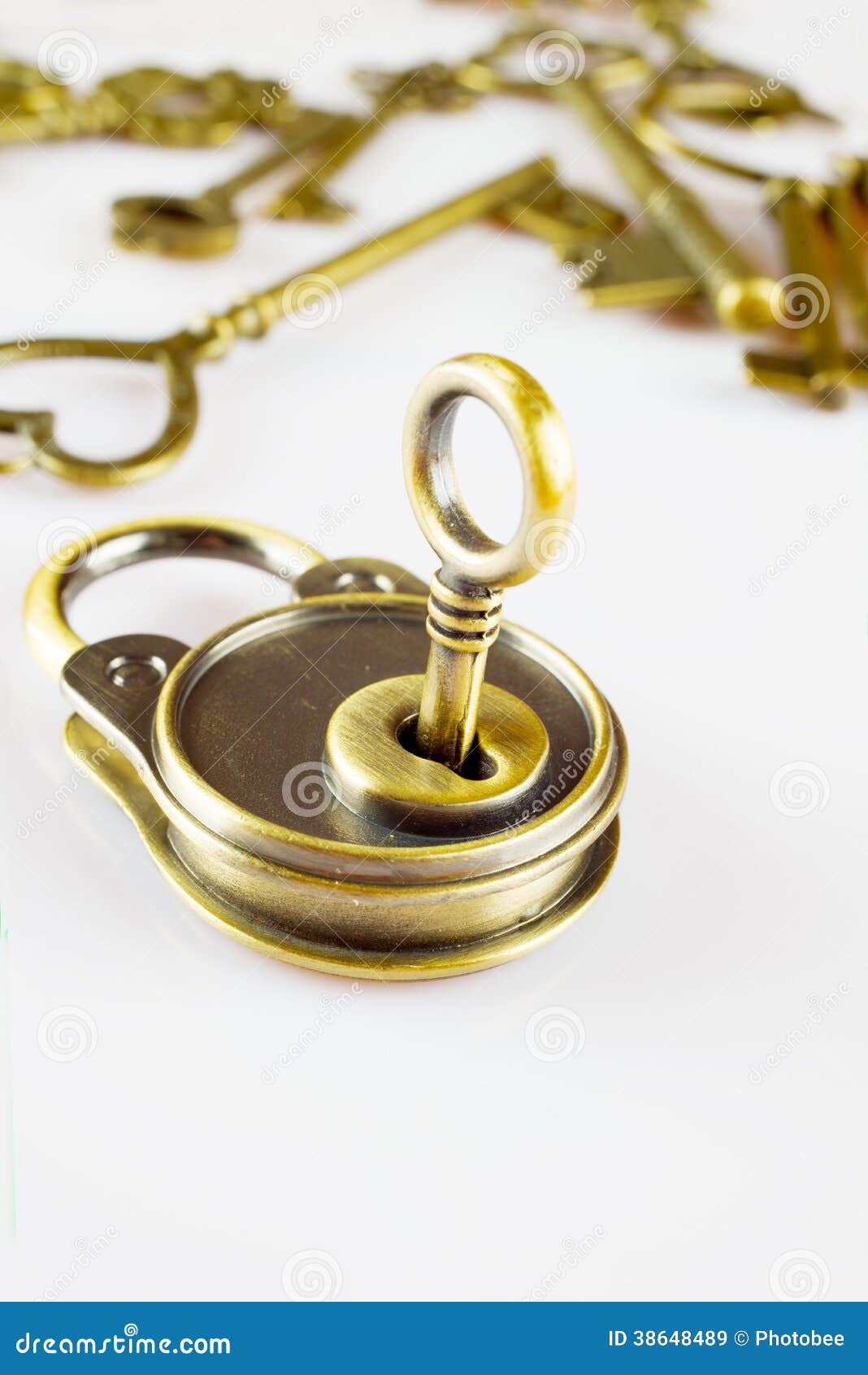 Key in the keyhole stock image. Image of housing, purchase - 38648489