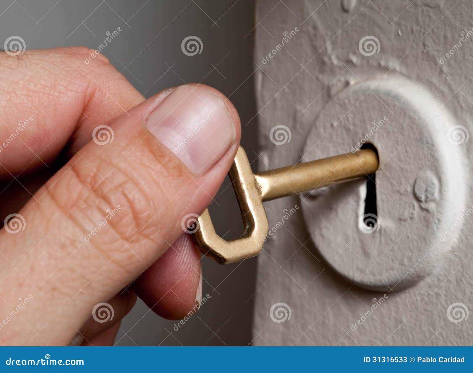 Key and keyhole. stock image. Image of fortune, aspirations - 31316533