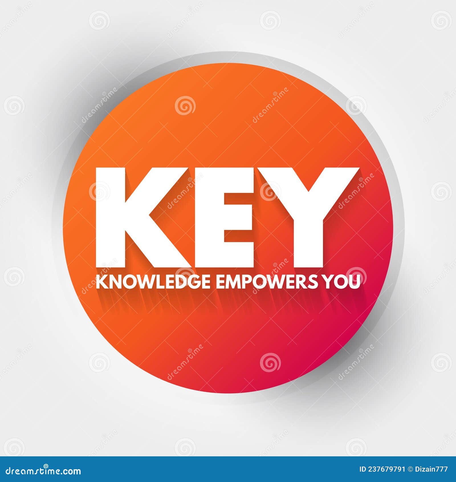 KEY - Knowledge Empowers You Acronym, Business Concept Background Stock ...