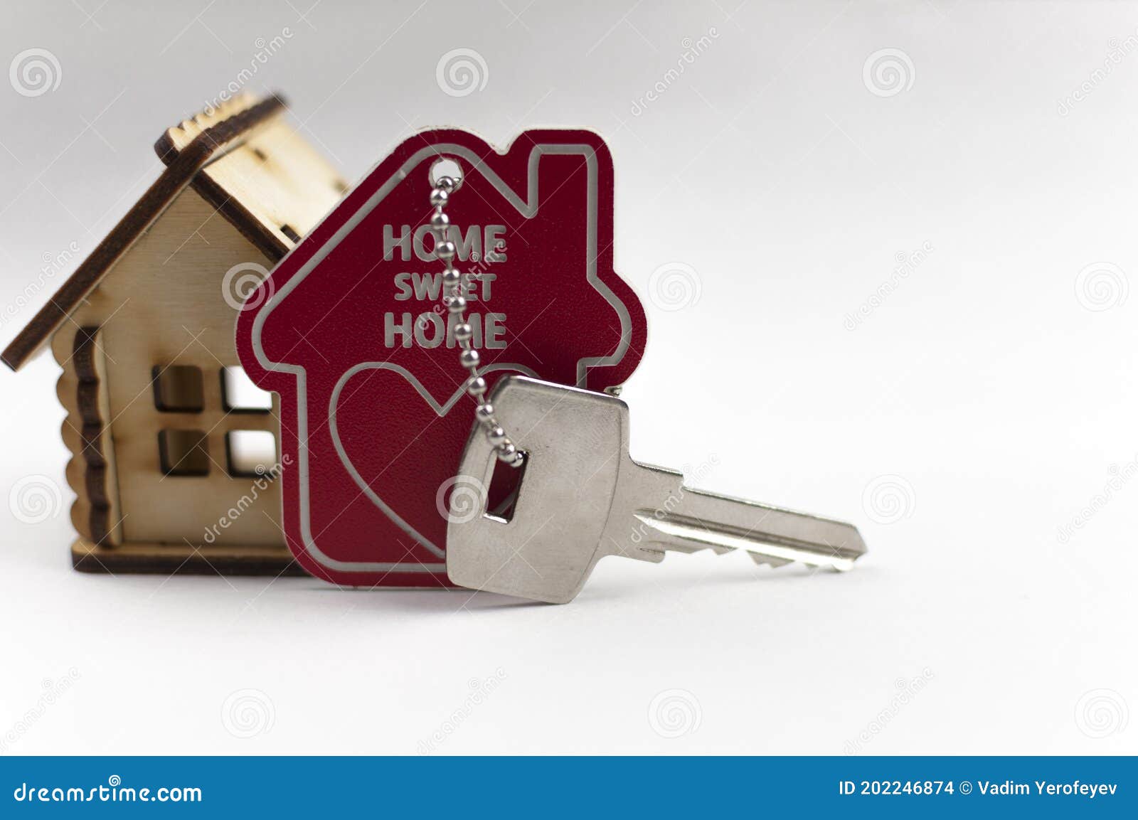 Key with Label Home on White Background Stock Photo - Image of happy ...