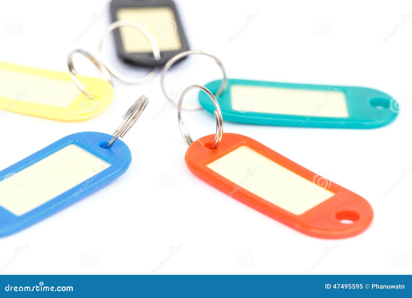Key label with ring stock image. Image of access, yellow - 47495595