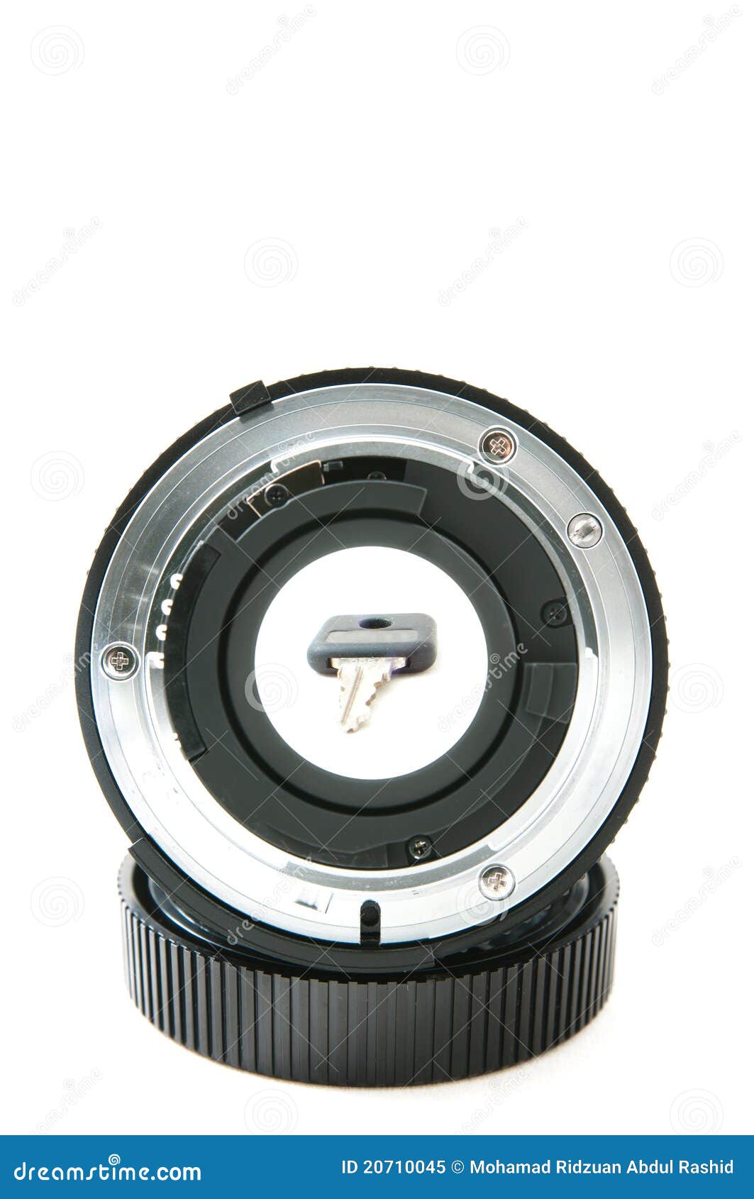 Key through the Lens stock image. Image of view, white - 20710045