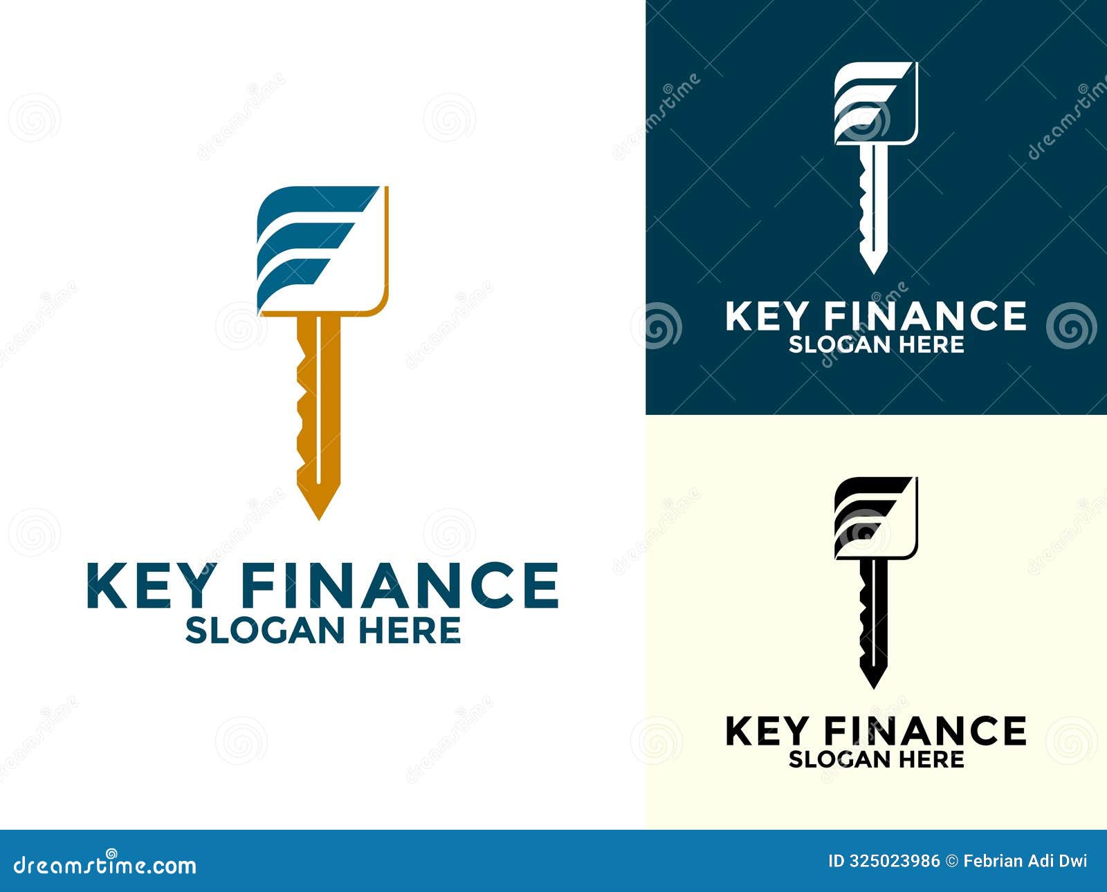 Key with Letter F, Finance Logo Vector Design, Creative Key and Finance ...