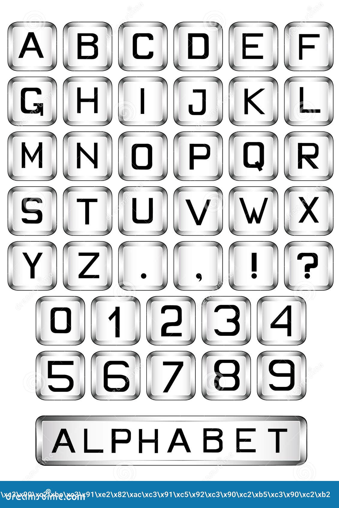 Key with letters stock illustration. Illustration of iron - 35602014