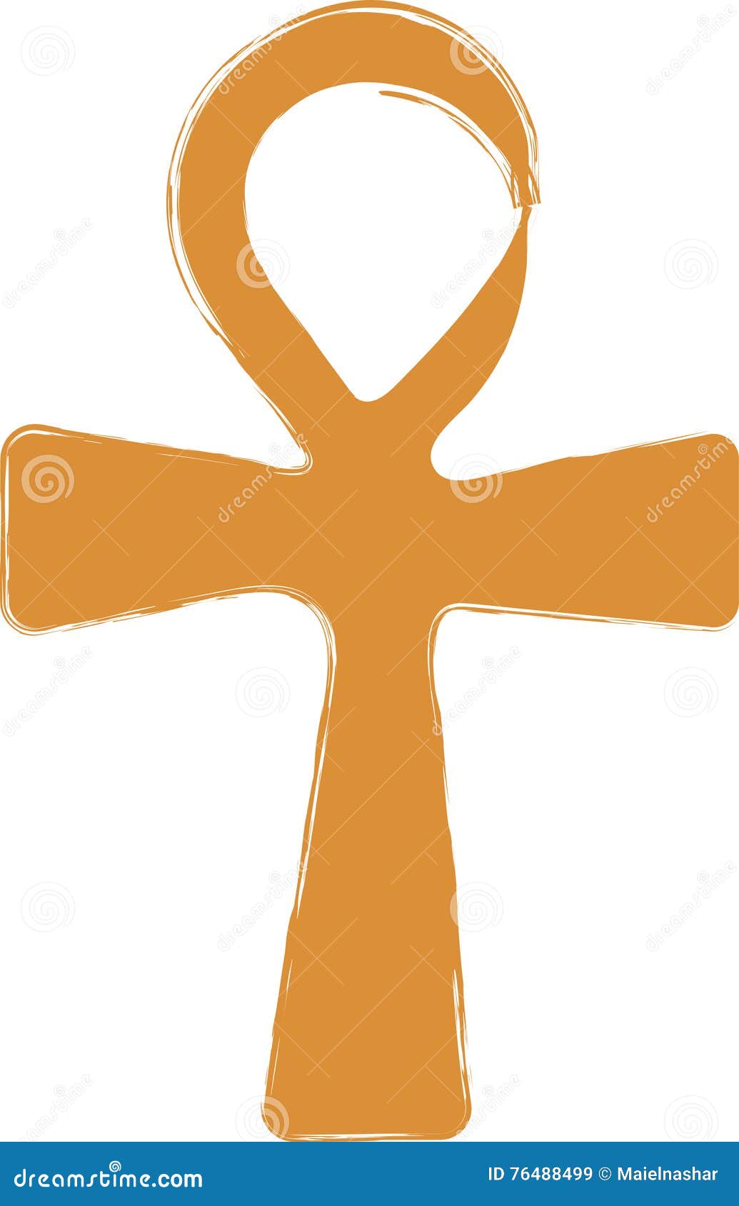 Key of life stock illustration. Illustration of egypt - 76488499