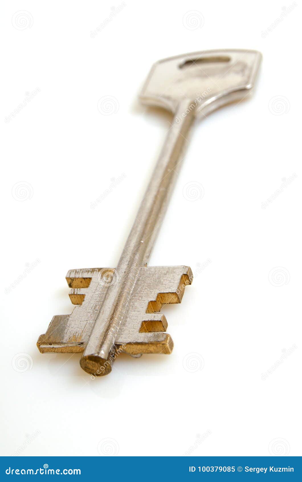 Key is close-up. stock image. Image of opening, product - 100379085
