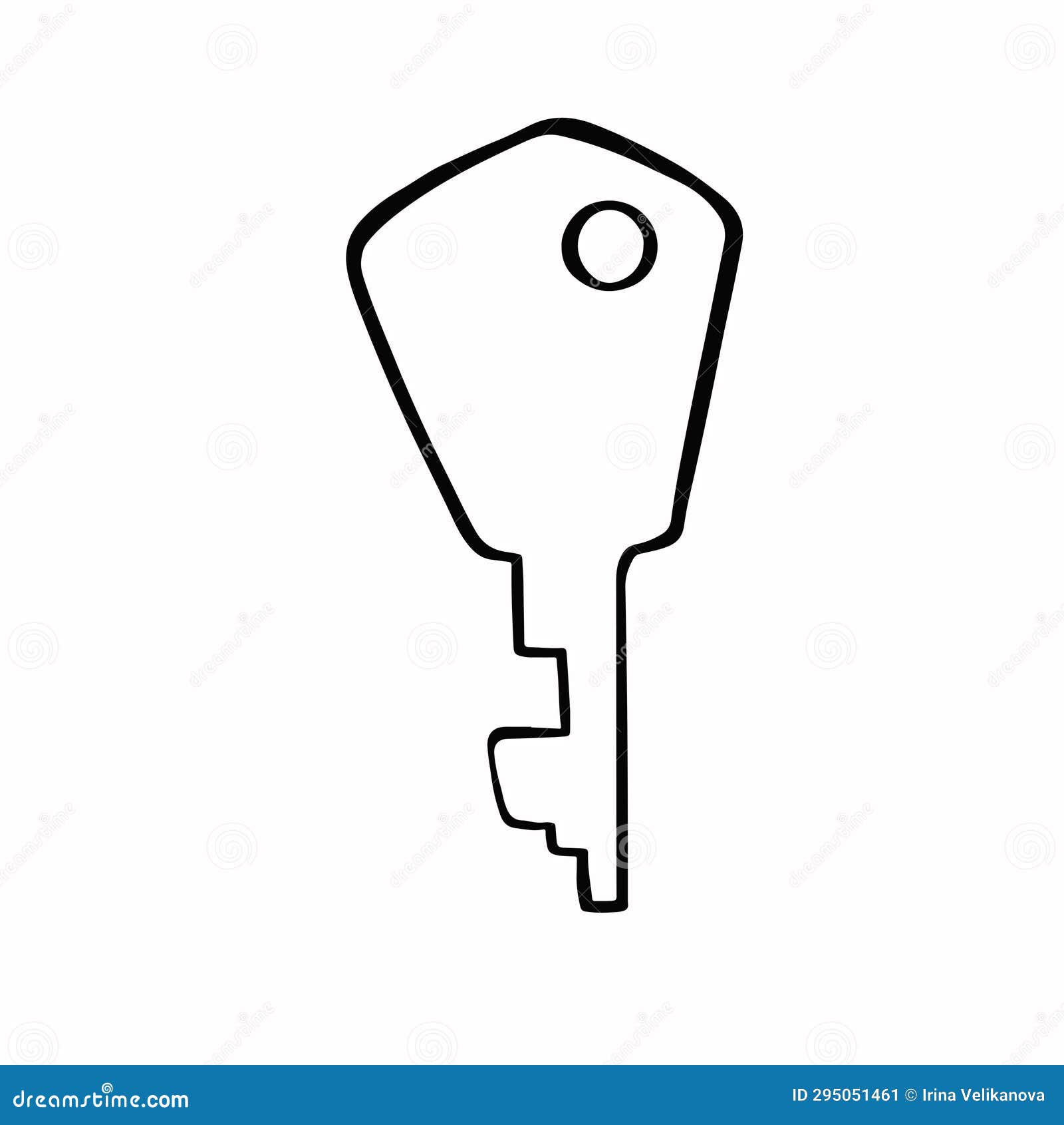 Key Line Black, Vector Illustration Eps10 Stock Illustration ...