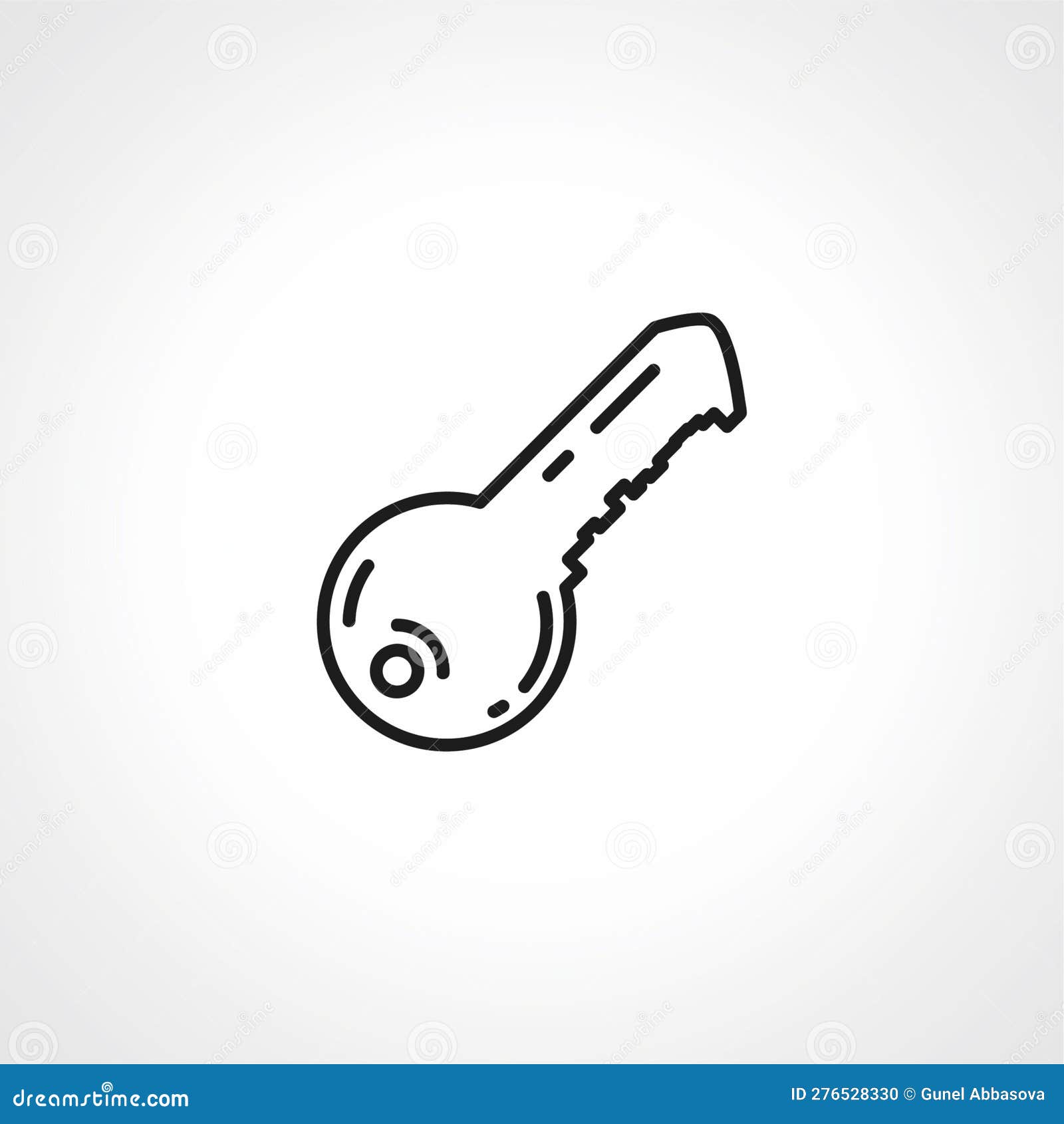 Key Line Icon. Acces Key Icon Stock Vector - Illustration of symbol ...