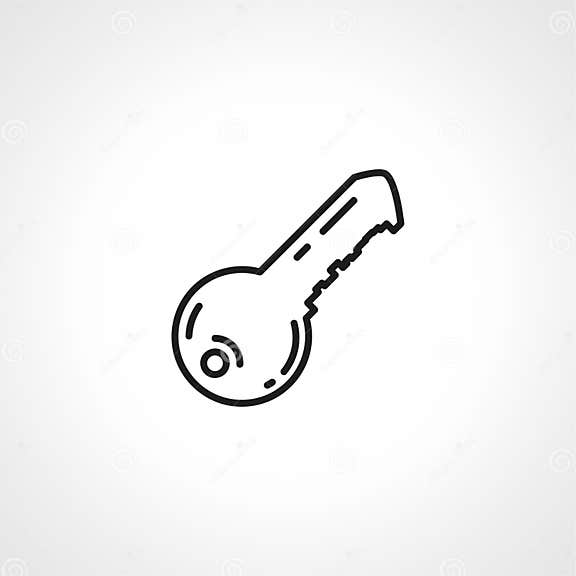 Key Line Icon. Acces Key Icon Stock Vector - Illustration of symbol ...