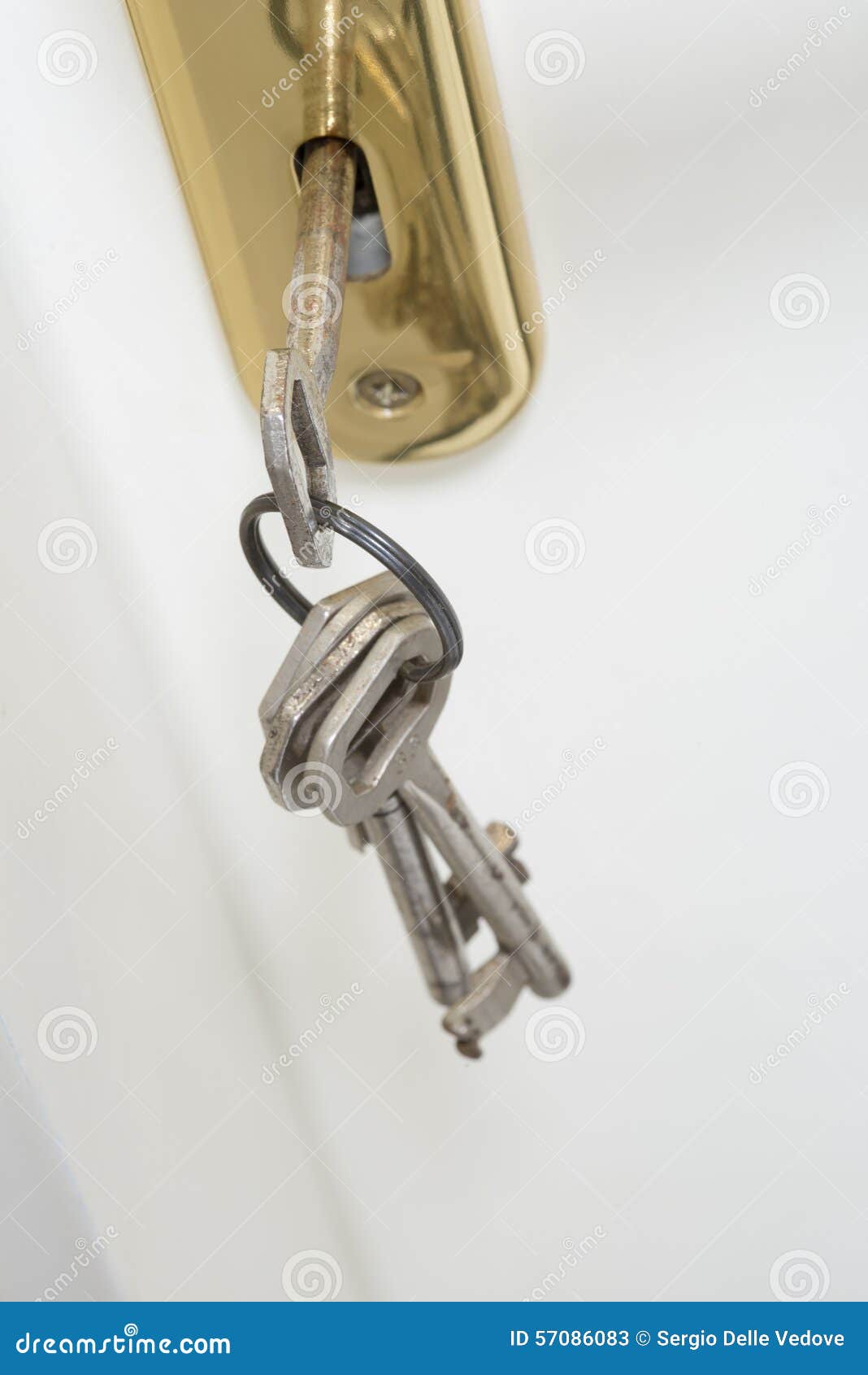 Key in the lock stock image. Image of close, home, keys - 57086083
