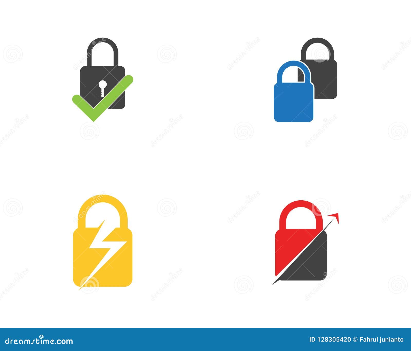 Key Lock Icon Logo Design Concept Stock Vector - Illustration of icon ...