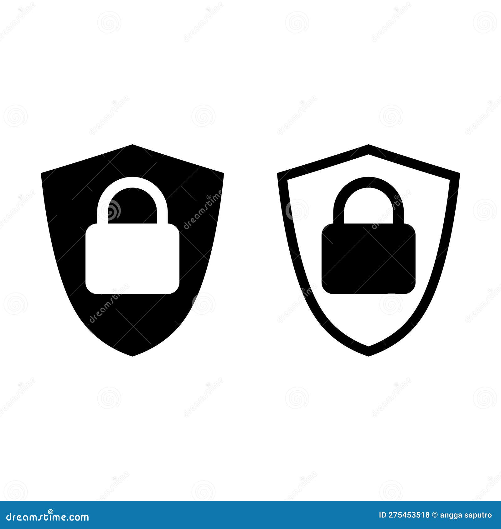 Key and Lock Icon Padlock Logo and Symbol Vector Design Stock Vector ...