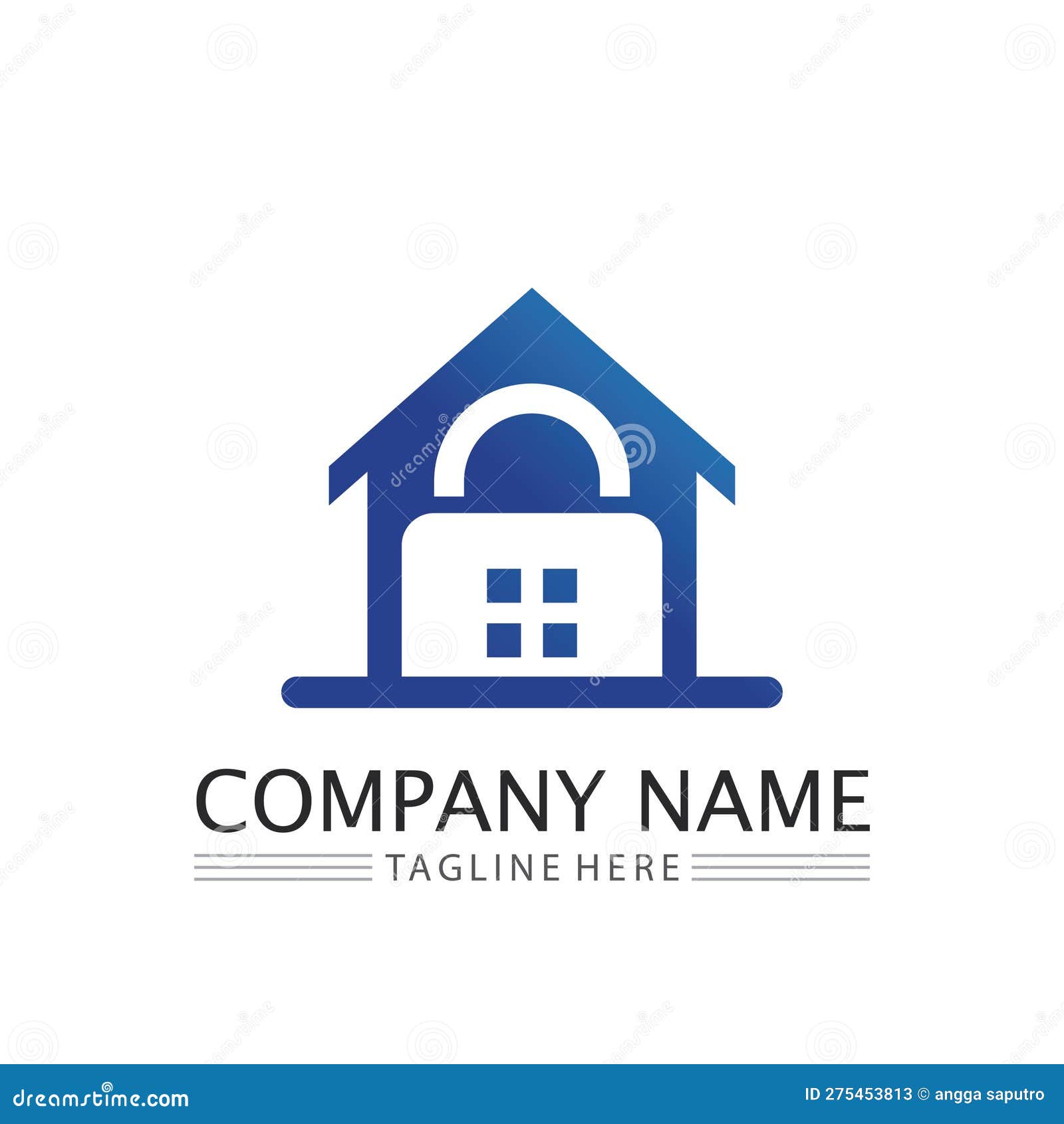 Key and Lock Icon Padlock Logo and Symbol Vector Design Stock Vector ...
